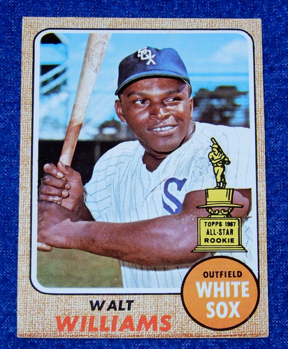 Walt Williams 1968 Topps Baseball #172 Set Break 🧦 Chicago White Sox 🧦 ...