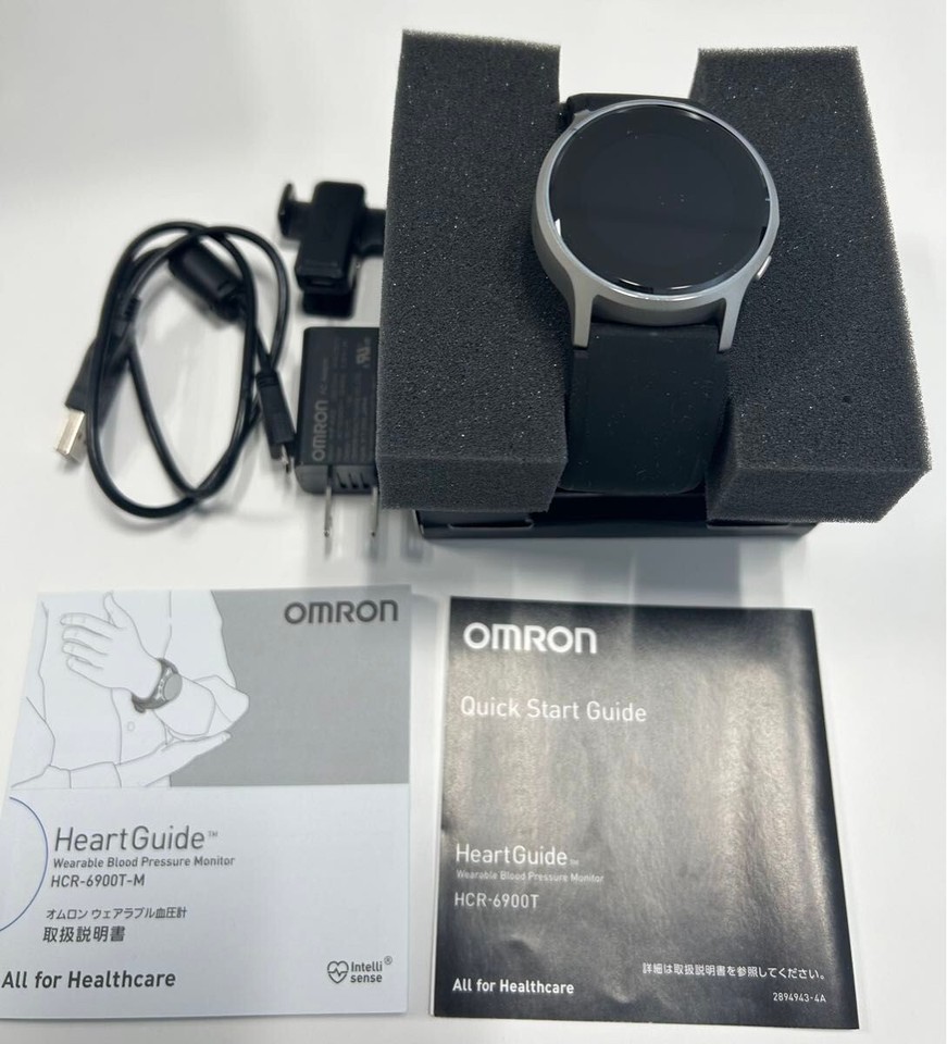 OMRON HCR-6900T-M wearable blood pressure meter HCR-6900T Series BLACK ...
