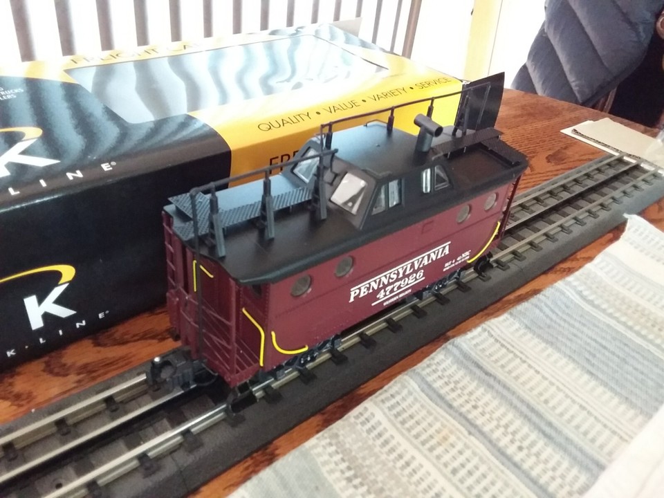 K-Line PRR O Scale N5C Classic Caboose w/ Antenna & Smoke Unit (mth ...