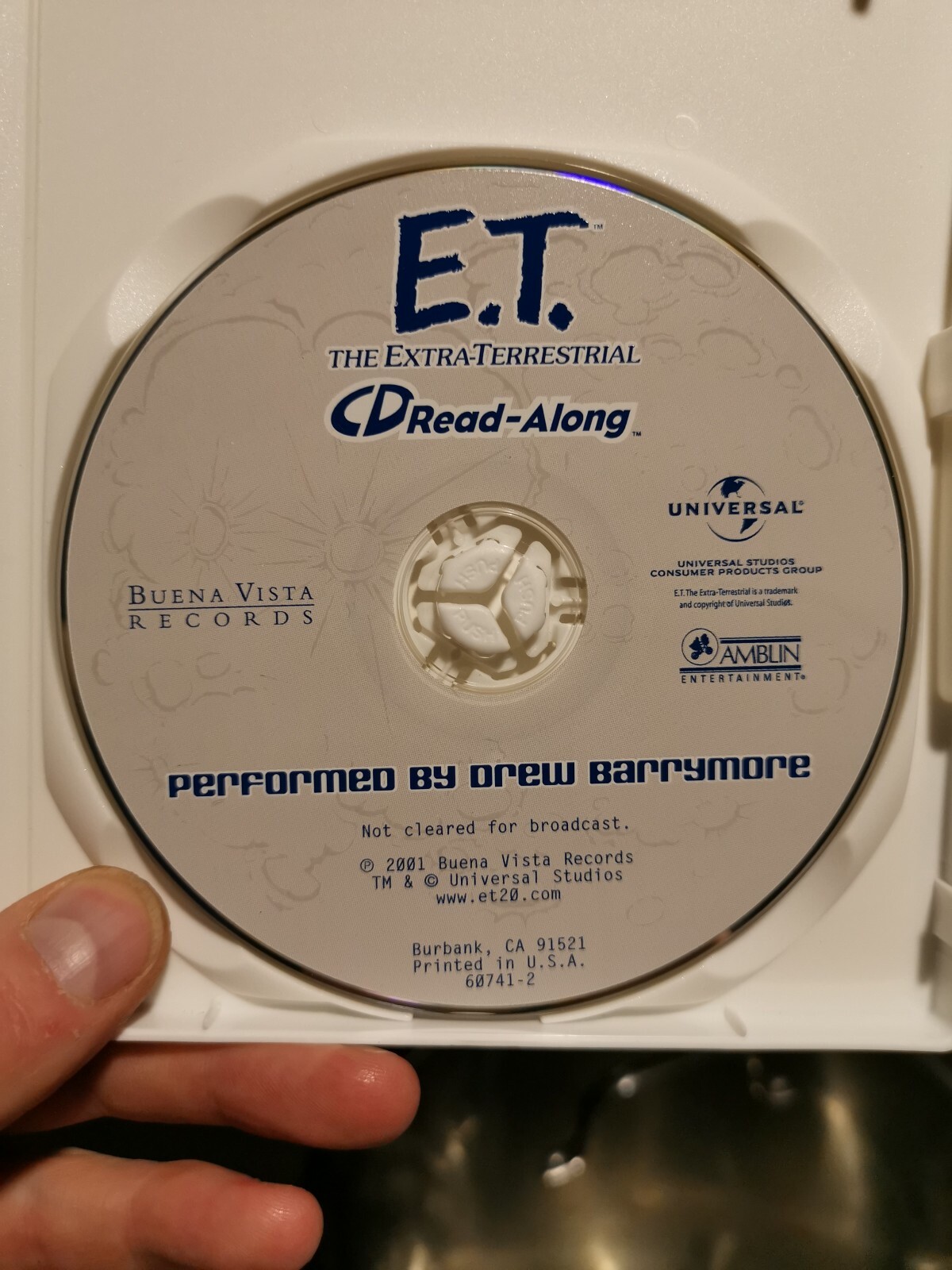 E.T. The Extra-Terrestrial [Read Along] by Disney (CD, Feb-2002, Buena ...