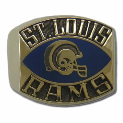 St. Louis Rams Contemporary Style Goldplated NFL Ring | eBay
