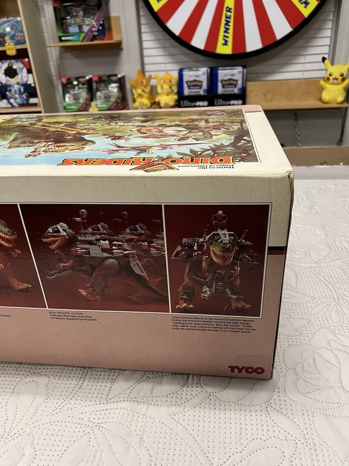 Dino Riders T-Rex Sealed Tyco MISB Tyrannosaurus Rex Complete 1988 RARE ...