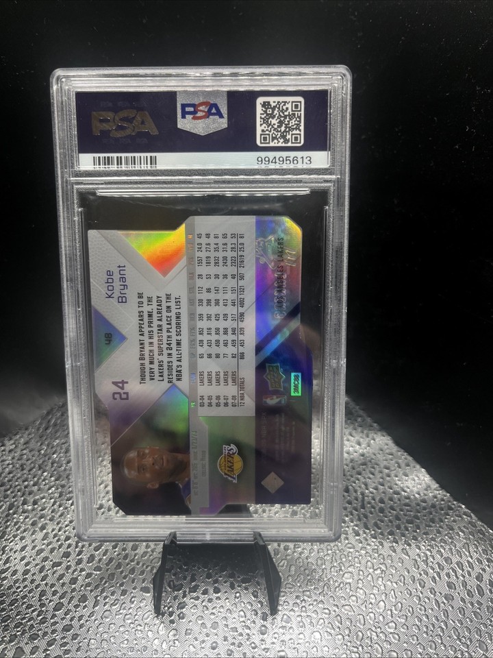 2008 Kobe Bryant SPX Die-Cut PSA 9 MINT | eBay