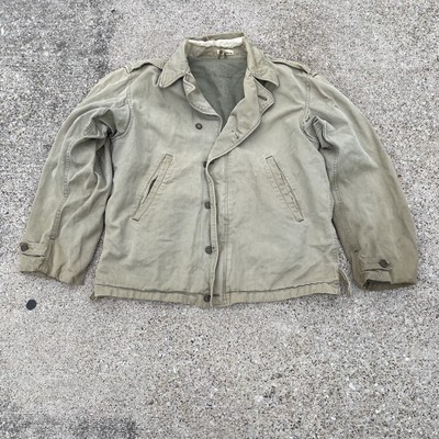 Vintage 1940s WW2 Field Jacket Original Military M41 M1941 Conmar ...
