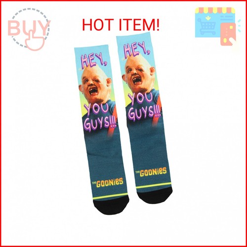 The Goonies Hey You Guys!! Sloth Character Sublimated Adult Crew Socks ...
