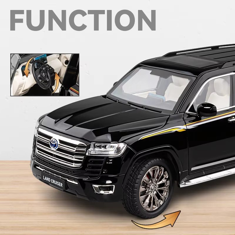 1:18 TOYOTA Land Cruiser LC300 Car Diecast Alloy Metal Model Collection ...