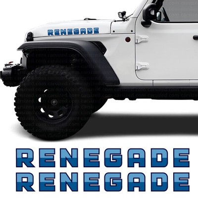 Renegade Blue Side Stickers Compatible with Jeep Renegade | eBay