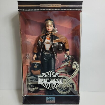 Mattel Collector Edition Barbie Doll Harley Davidson Motorcycles 25637 ...
