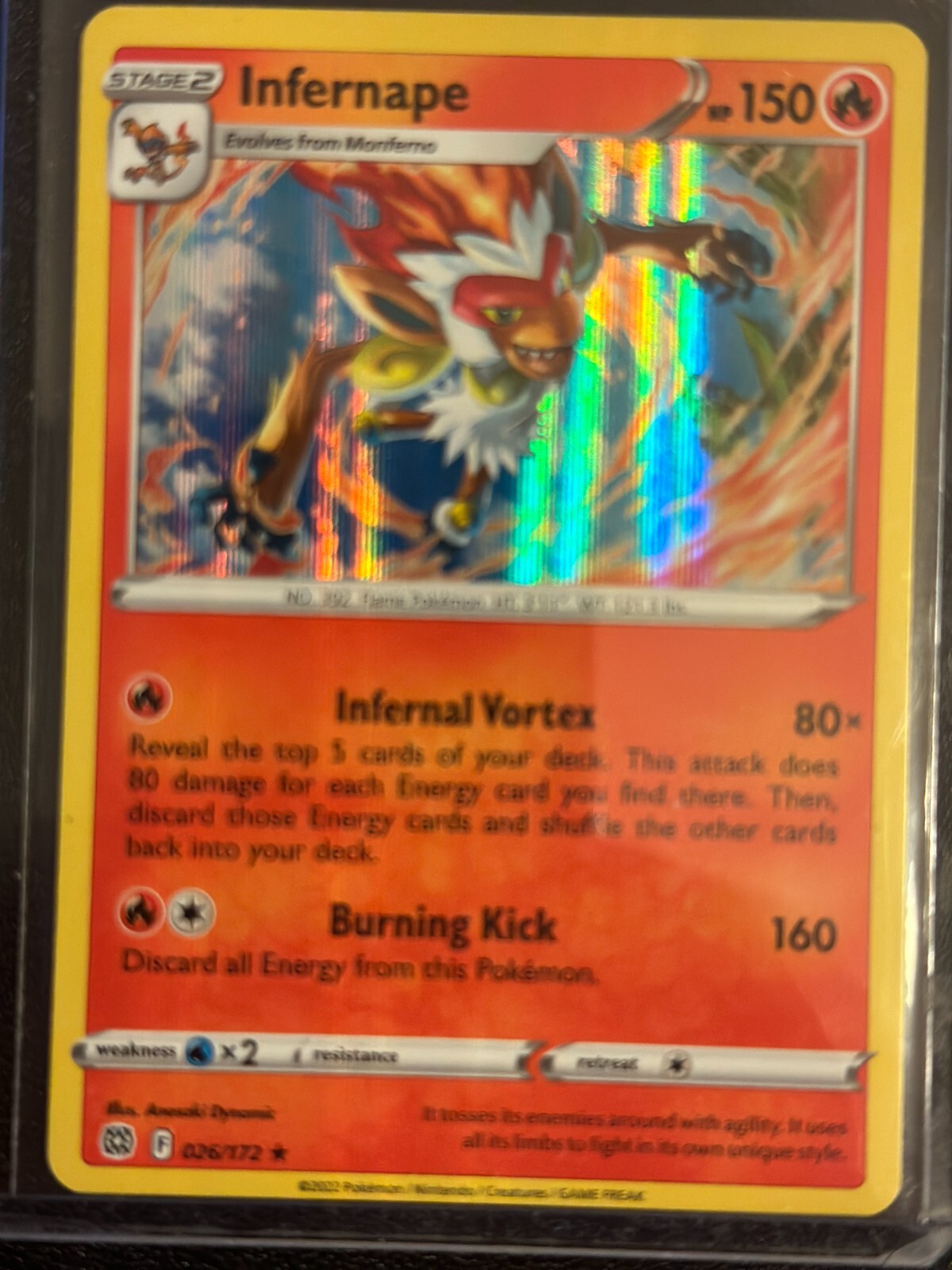 Pokemon TCG Infernape [Holo] #26 Pokemon Brilliant Stars | eBay
