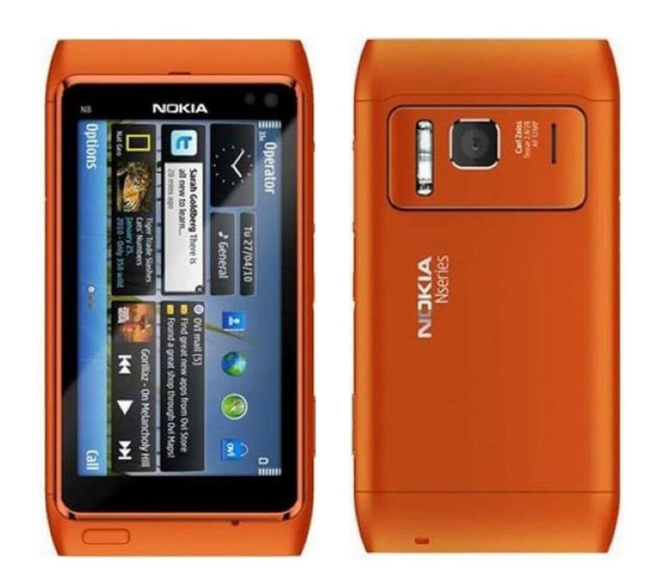 Nokia N8 N8-00 12MP 16GB ROM 3.5" Mobile phone 3G WIFI Bluetooth Touch ...