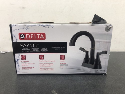 Delta 25822LF-OB Faryn 4in. Double-Handle Bathroom Faucet in Oil Rubbed ...