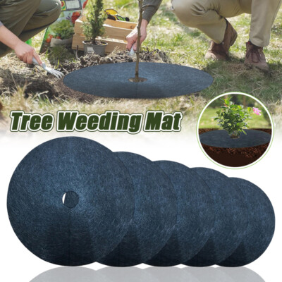 Tree Protection Weed Mats Ecological Control Cloth Barrier Plant Mulch ...