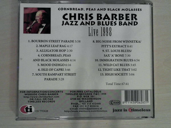 Chris Barber Jazz & Blues Band - Cornbread, Peas And Black Molasses ...