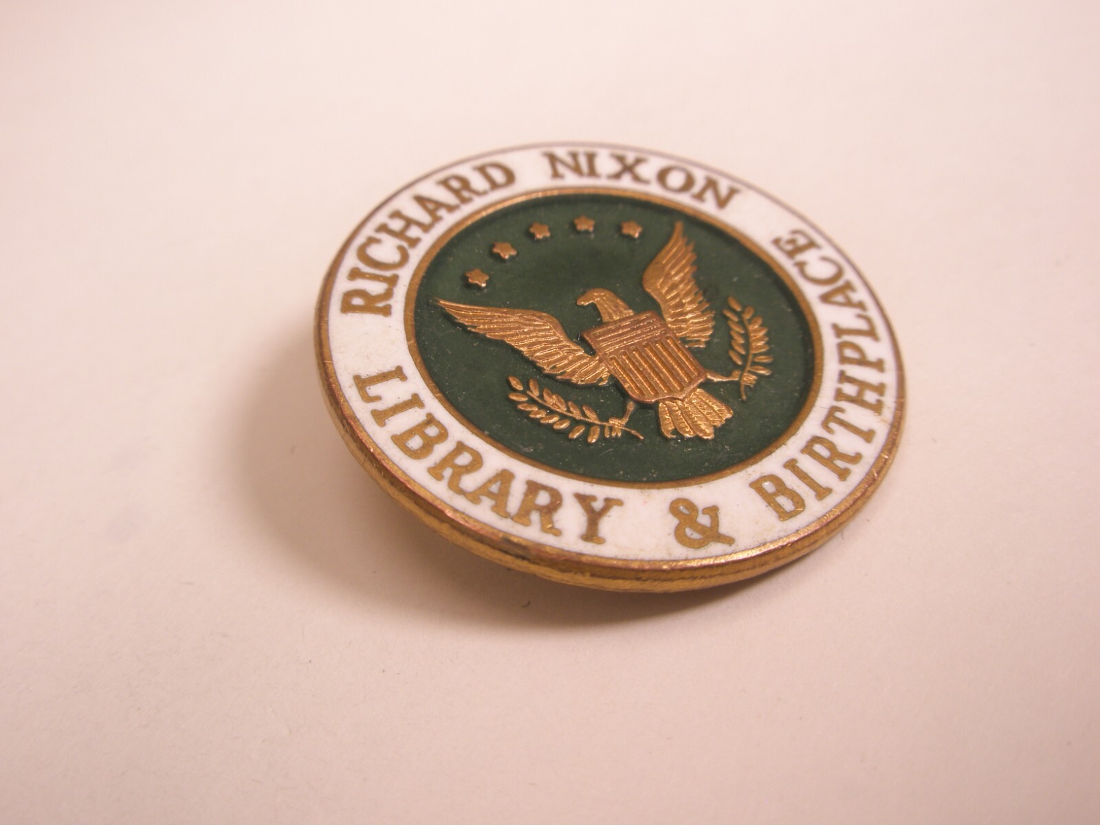 1991 Richard Nixon Library & Birthplace Vintage Tie T… - Gem