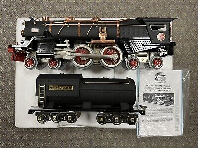 + MTH Standard Gauge Tinplate Crackle Black w/ Brass 400e Steam ...