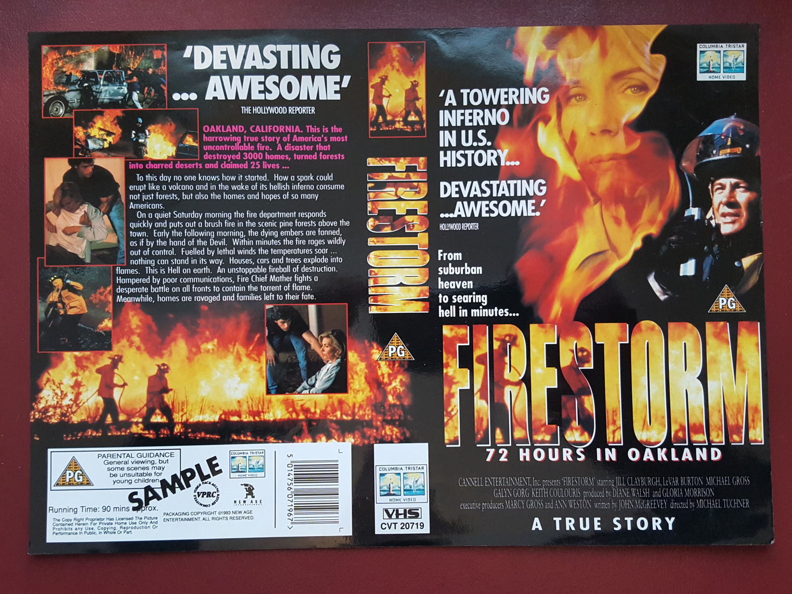 Firestorm - 72 Hours In Oakland - Promo Sample Video Sleeve/Cover # ...