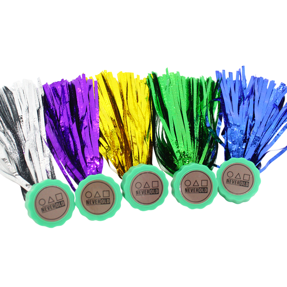 5 Assorted Color Jegi Set for Jegichagi Squid Korean Traditional Game ...