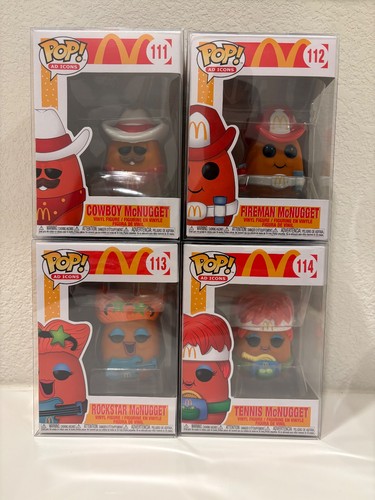 Funko Pop Ad Icons McDonalds McNugget - Lot of 4 Cowboy Fireman ...