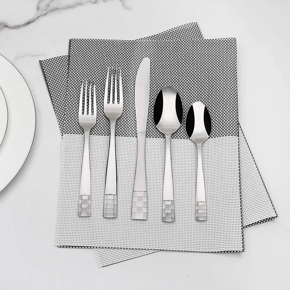20Pcs Stainless Steel Flatware Set and Silverware Set for 4 People ...