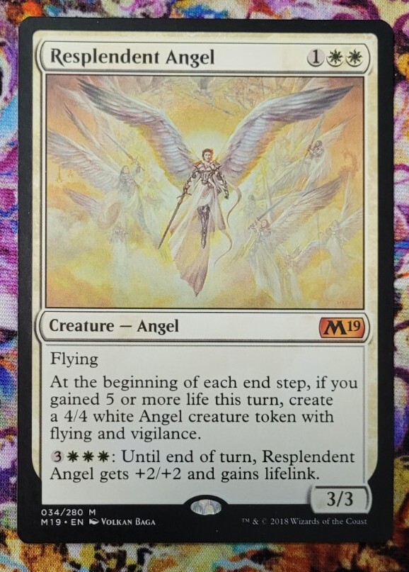 1x Resplendent Angel - Core Set 2019 - NM - Magic the Gathering | eBay