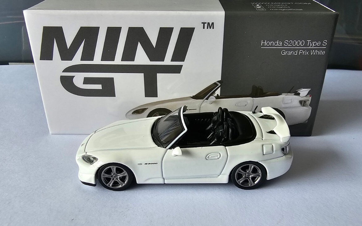 MINI GT - HONDA S2000 TYPE-S [WHITE] MINT VHTF OPENED BOX 1:64 COMBINED ...