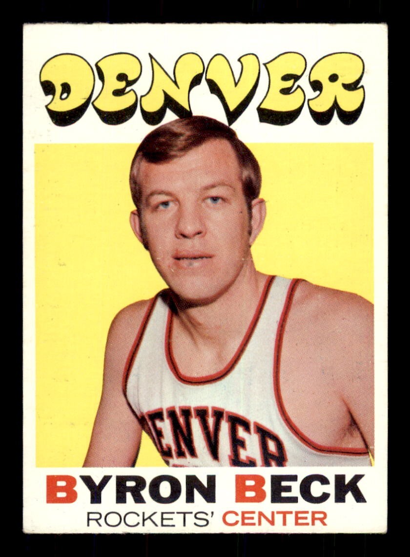 1971 Topps Basketball #210 Byron Beck VG/EX *e1 | eBay