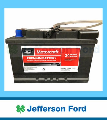 Genuine Ford Fiesta Focus Kuga Mondeo Ranger Motorcraft Battery 500 CCA ...