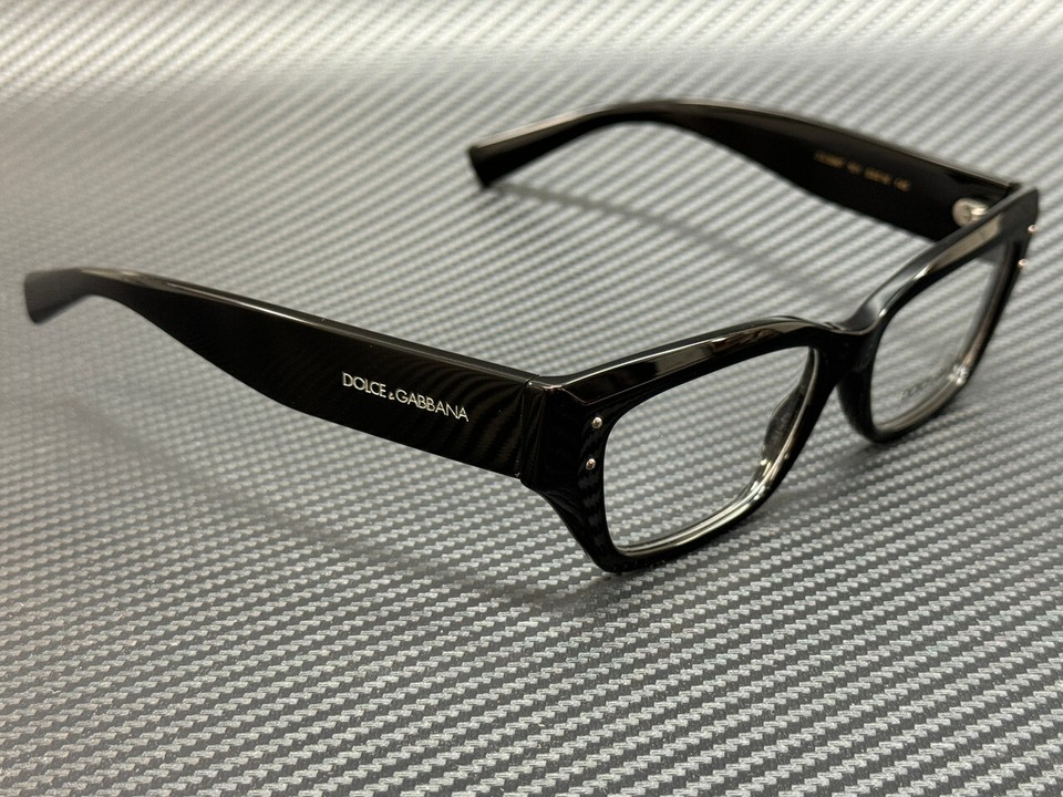 DOLCE & GABBANA DG3387 501 Black Women's 53 mm Eyeglasses | eBay