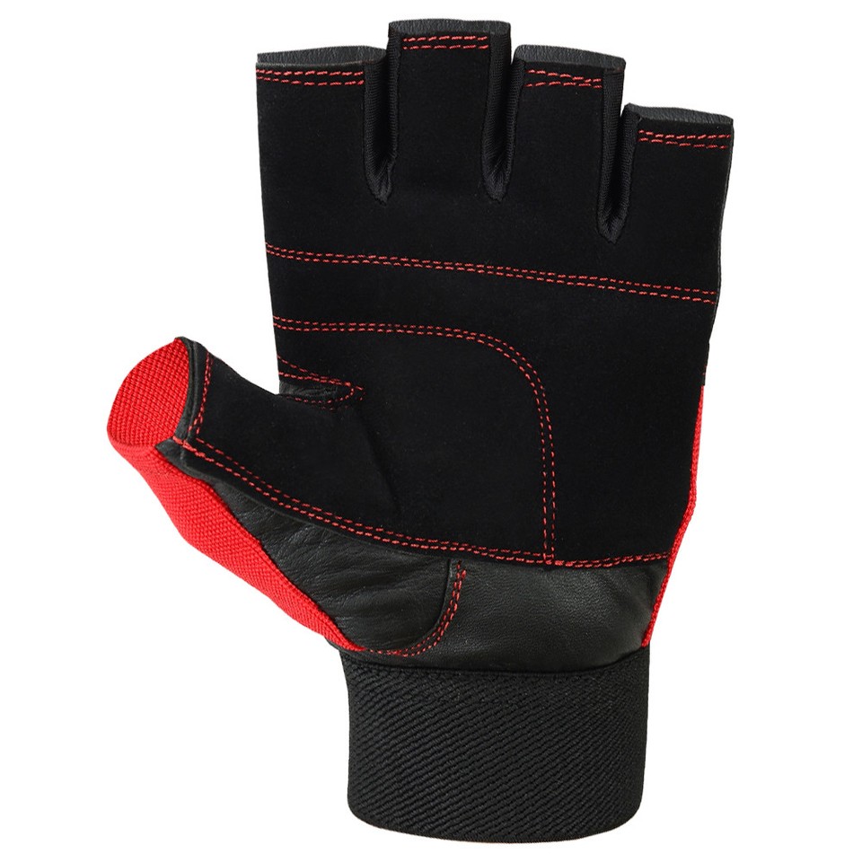 MRX Weight Lifting Gloves Gym Training Workout Bodybuilding Leather ...