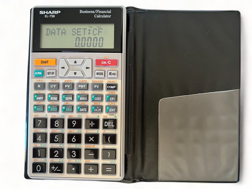 Sharp EL-738 Financial Calculator for sale online | eBay