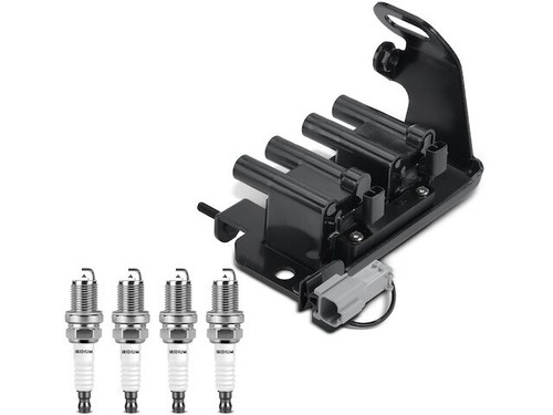 For 2001-2005 Kia Rio Ignition Coil Set with Spark Plugs APR 39852DJYC ...