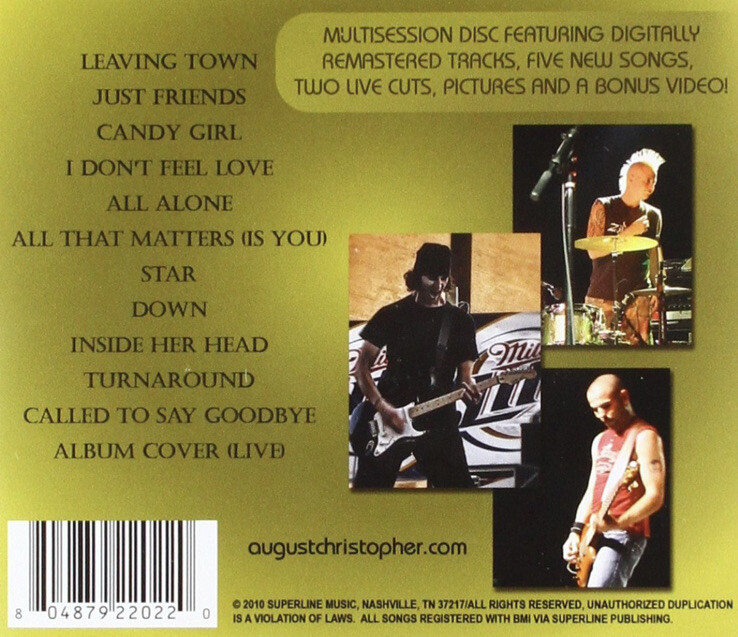 Greatest Hits Compilation by August Christopher (CD, 2010) 804879220220 ...