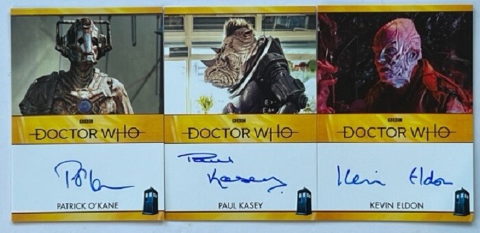 Doctor Who 3 Border Autographs Lot, Series 11 & 12 from Rittenhouse | eBay
