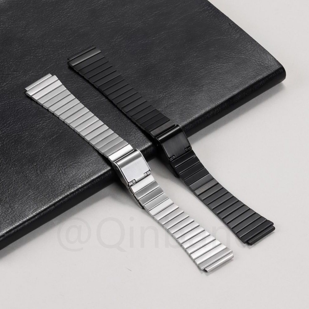 Vintage Watch Band for Casio A158 A168 Block Bracelet 18mm 20mm Strap ...