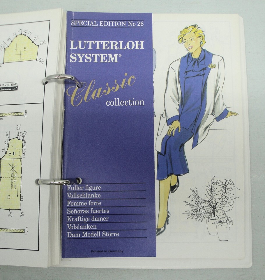 Lutterloh System Pattern Making #26 Classic Collection Advanced Guide ...