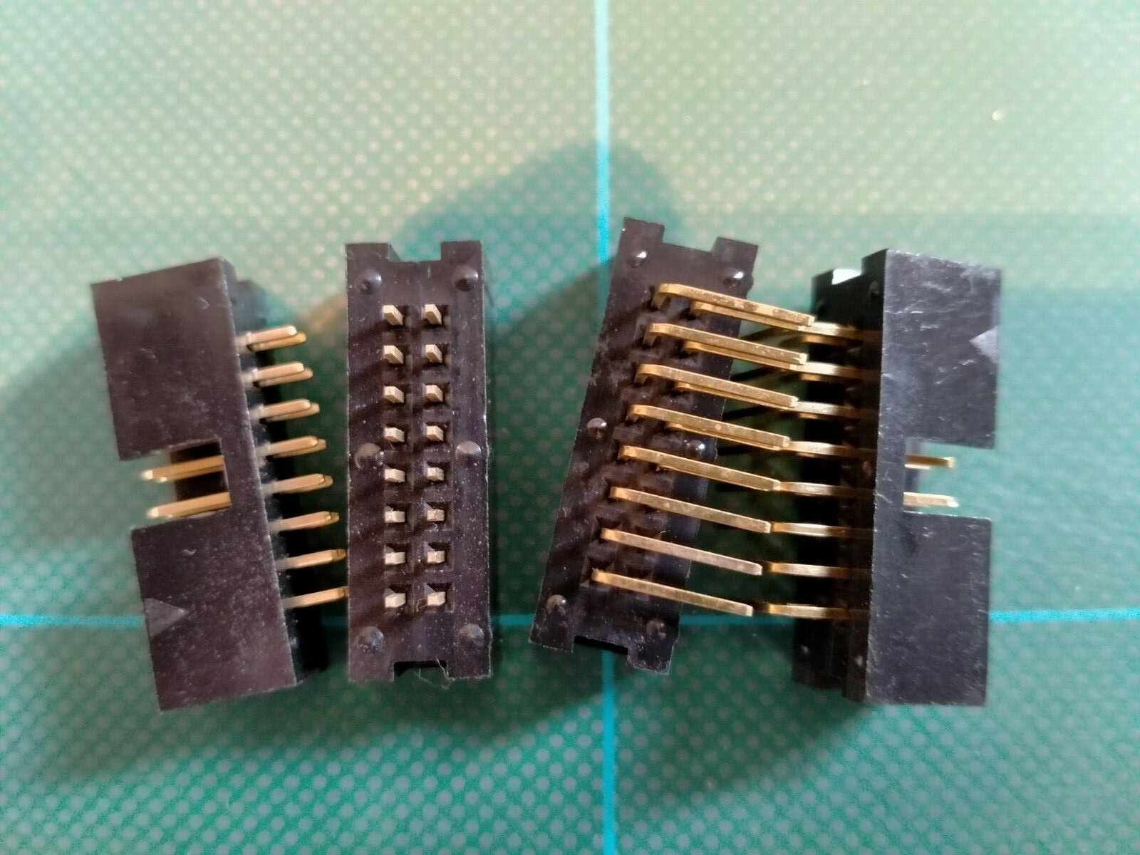 IDC Straight or Right Angle Pin Boxed PCB Header Connectors 2.54mm - 16 ...