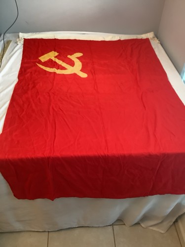 Vintage Communist Party Of China Flag 57 X 35 Chinese Communist Party ...