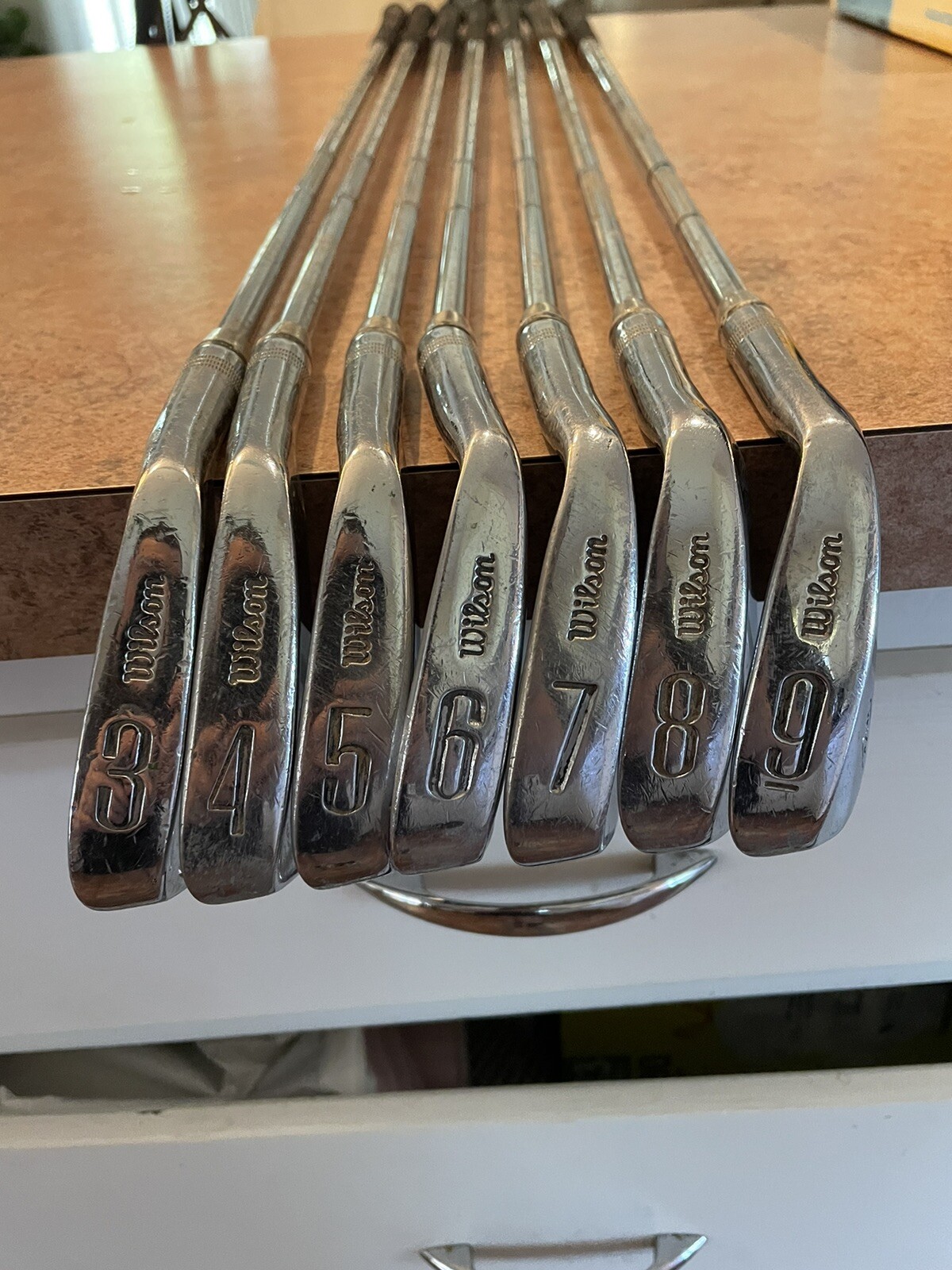 Wilson X31 3-9 iron set Wilson R-flex steel shafts Wilson Staff Grips ...