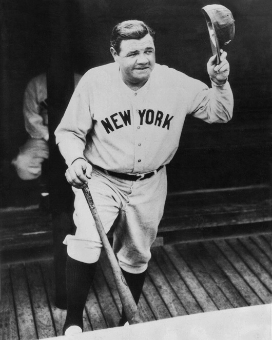 1934 New York Yankees BABE RUTH Glossy 8x10 Photo Vintage Baseball ...