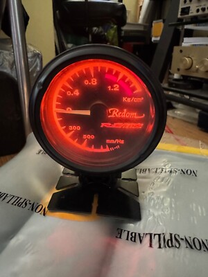 RE AMEMIYA 80mm Boost Gauge Rare FOR RX7 FD3S MAZDASPEED JDM FC3s HKS ...