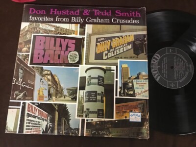 DON HUSTAD & TEDD SMITH Favorites from Billy Graham Crusades LP WORD ...
