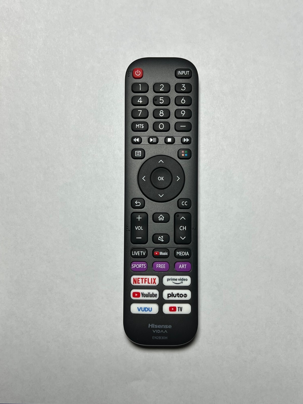 Genuine Hisense VIDAA TV Remote control EN2B30H for43A6GV,50A6GV ...