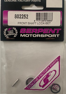 Front shaft lock-set Serpent 802252 | eBay