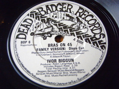 IVOR BIGGUN - BRAS ON 45 (FAMILY VERSION) 7" VINYL (EX) | eBay UK