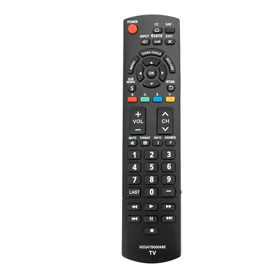 N2QAYB000485 Replace Remote for Panasonic Viera TV TC-42LD24 TH-32LRU5 ...
