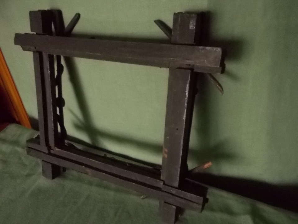 RUSTIC Adirondack Twig & Wood PICTURE FRAME American FOLK ART for 8x10 ...