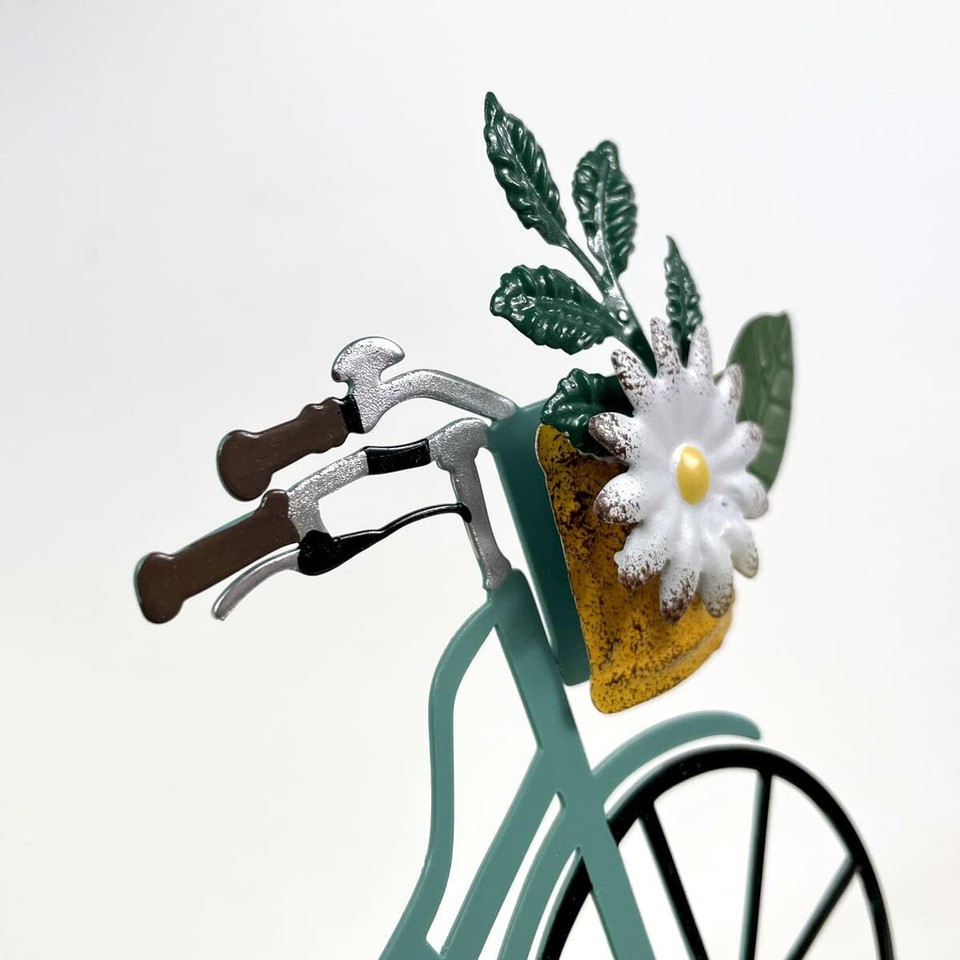 Spring Block Bicycle Live Simple Decoration for Home Wooden Farmhouse ...