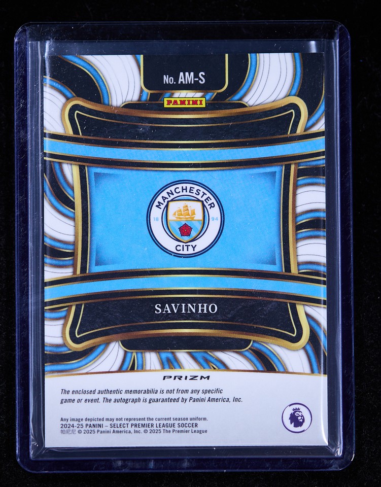 Savinho 2024-25 Panini Select Premier League Auto Patch Silver [csk8 | eBay