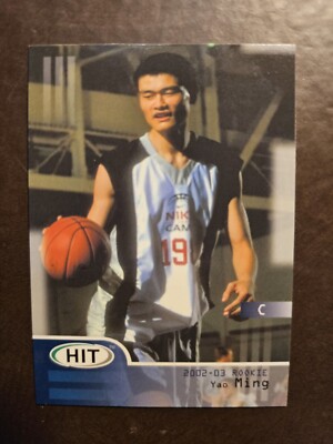 Yao Ming RC Rookie 2002-03 Sage #5 Houston Rockets Shanghai | eBay