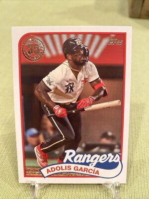 2024 Topps Series 1 1989 Insert Card Adolis Garcia #89B-94 Texas ...